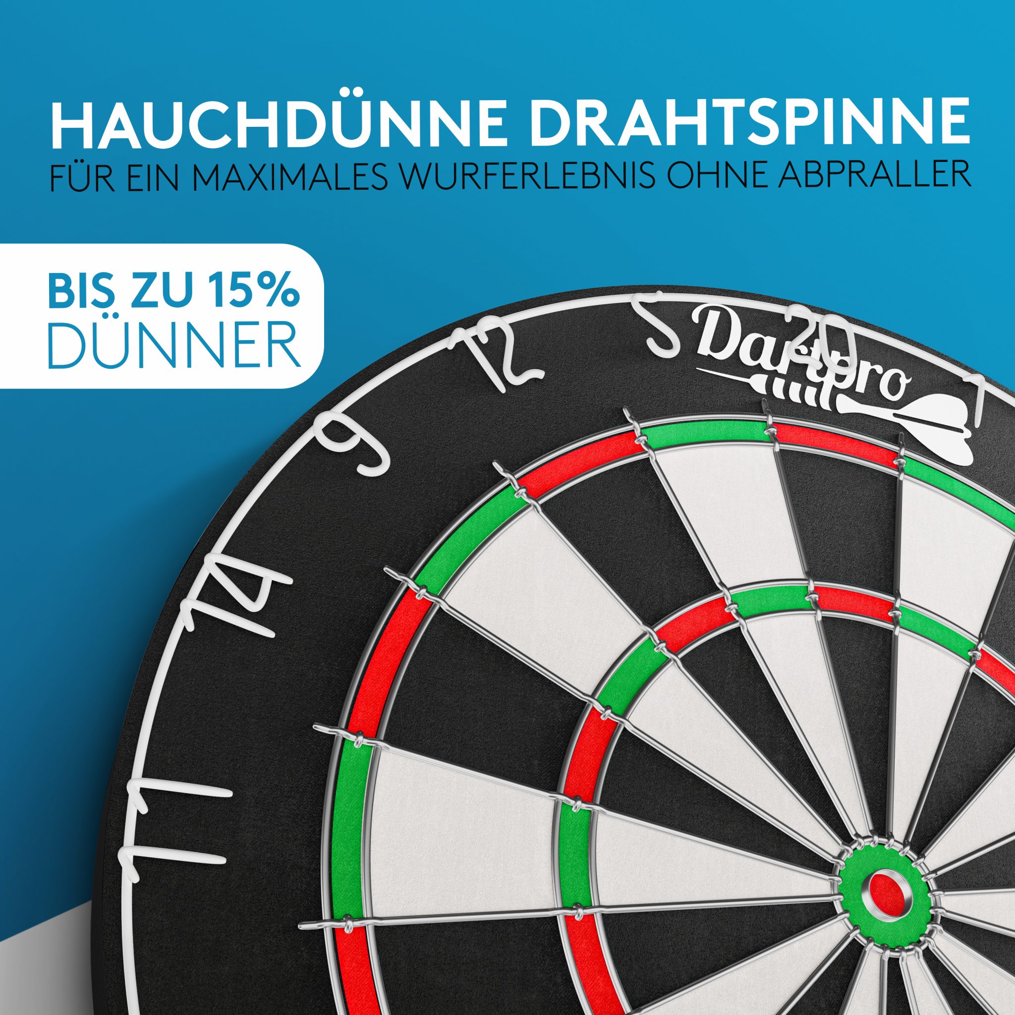 Dartscheibe mit Pfeilen - DartPro - LAJD Concept GmbH