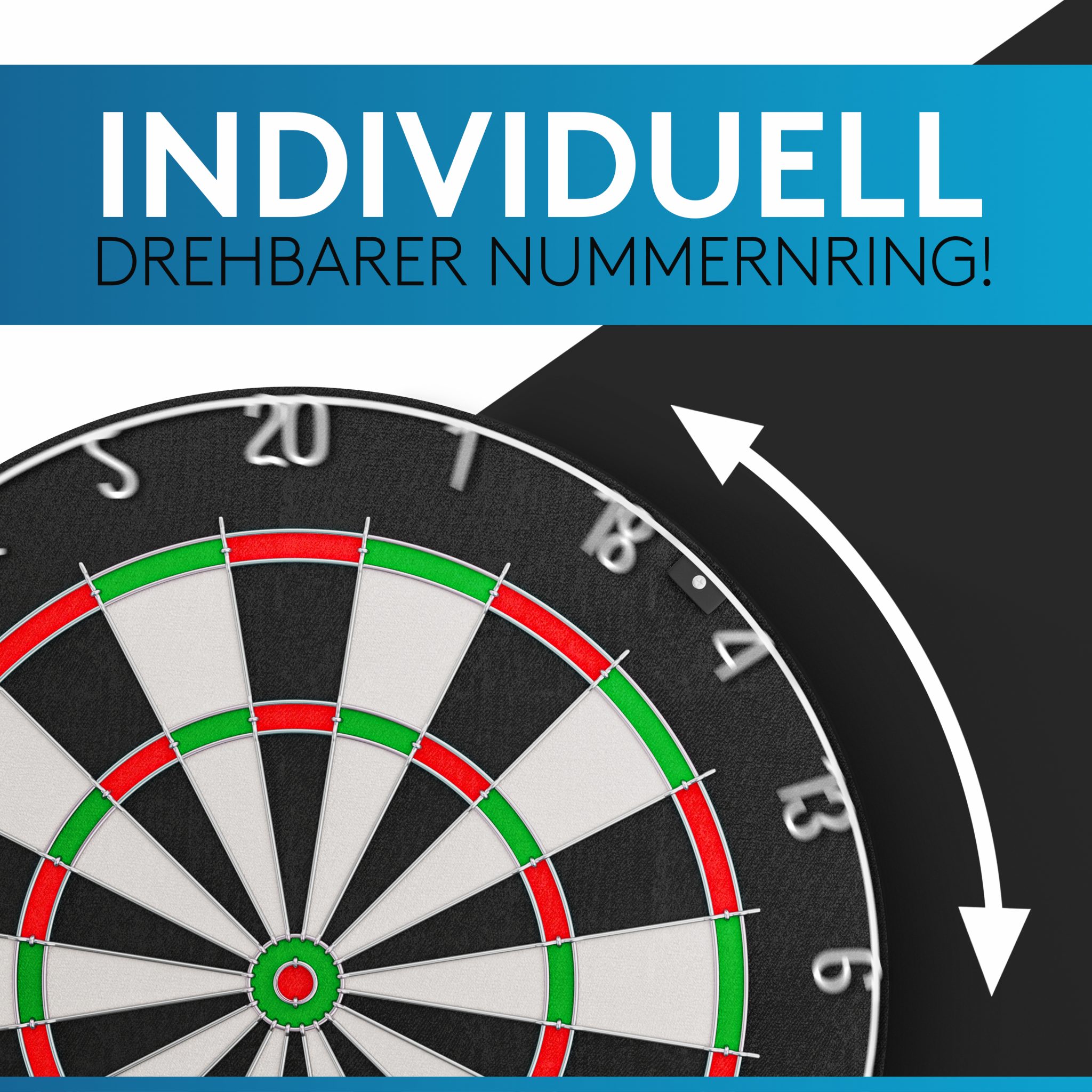 Dartscheibe mit Pfeilen - DartPro - LAJD Concept GmbH
